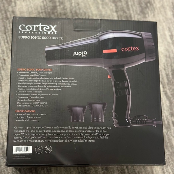 cortex | Hair | Cortex Professional Supro 500 Model Hair Dryer With 2 ...